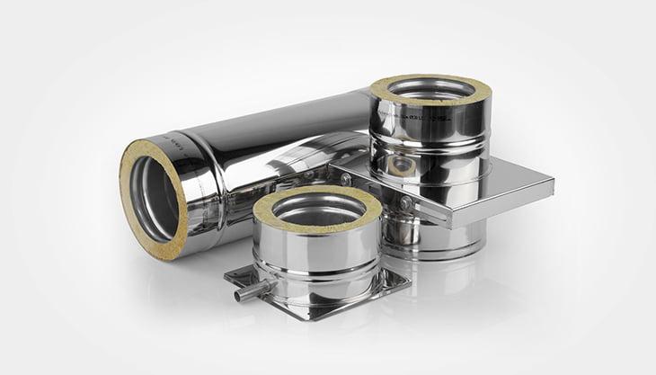 Nowość - Kominy izolowane SLIM EKO - Komin–Flex kominy stalowe, kominy zewnętrzne, systemy kominowe