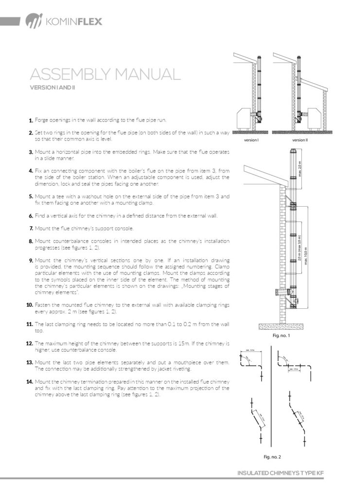 Download - Komin–Flex kominy stalowe, kominy zewnętrzne, systemy kominowe